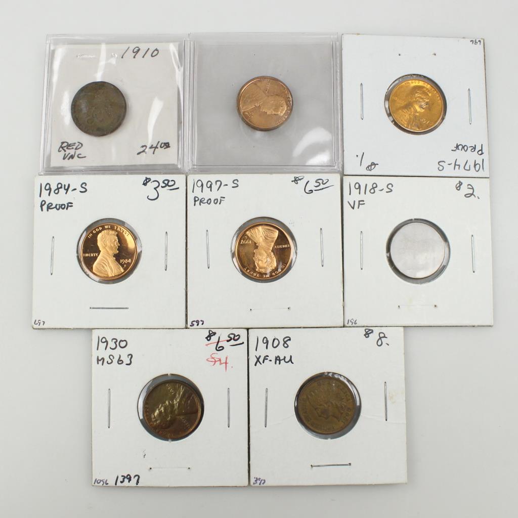 8 US Pennies | Property Room