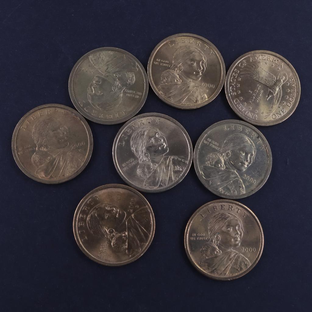 8 US Presidential Dollar Coins | Property Room