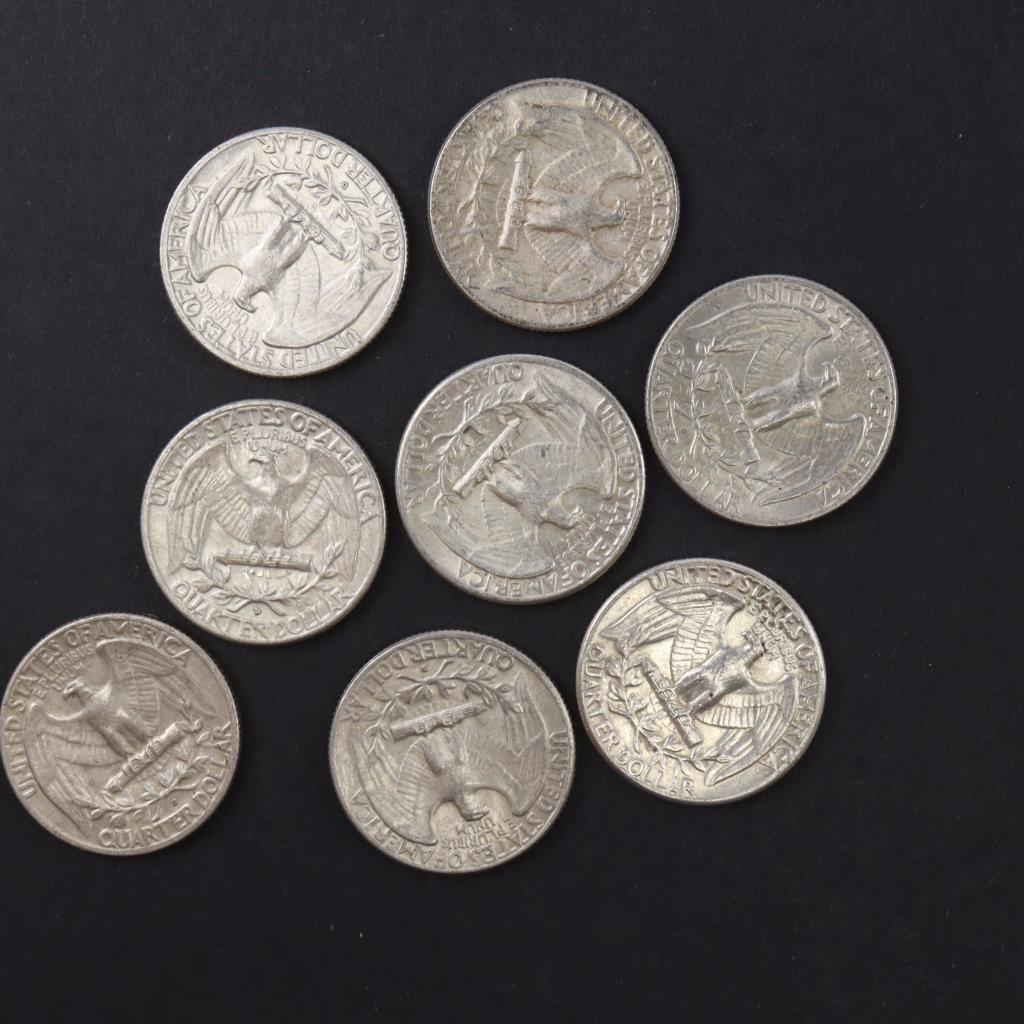 8 US Silver Coins | Property Room