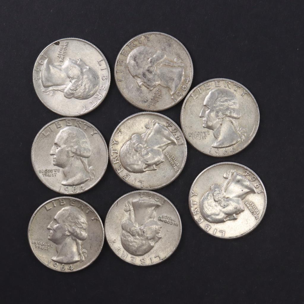 8 US Silver Coins | Property Room
