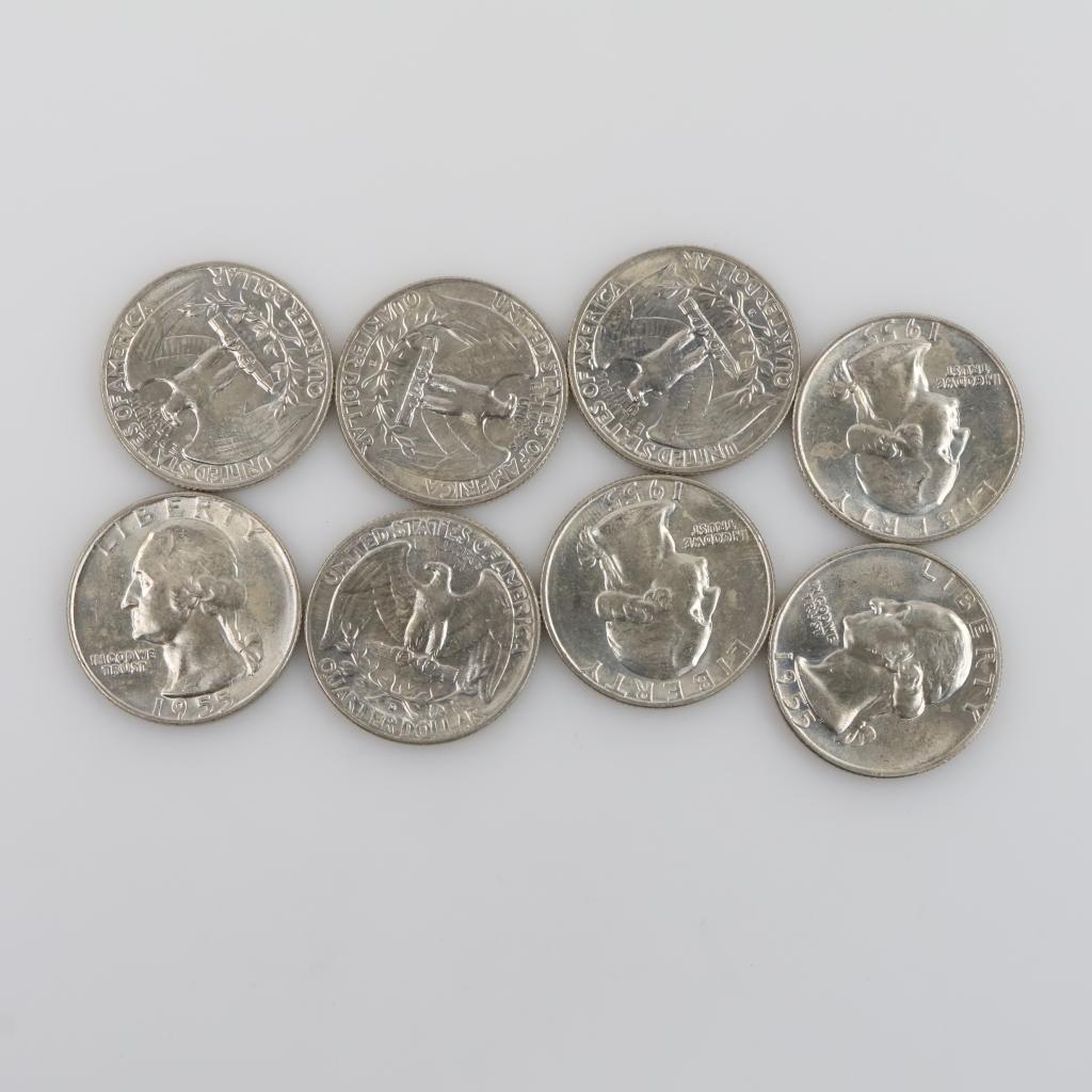 8 US Silver Quarters | Property Room