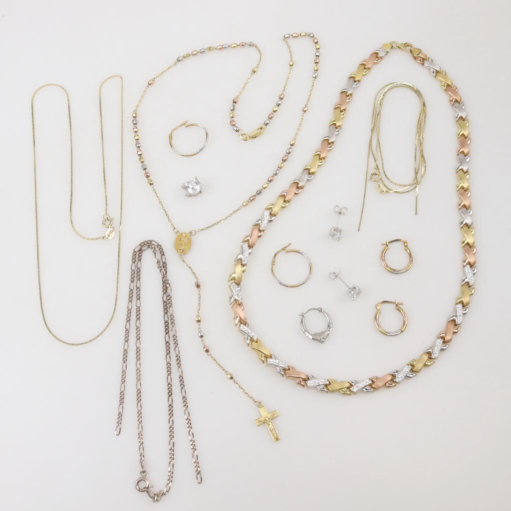 .800 - .900 Silver Jewelry, 13 Pieces | Property Room