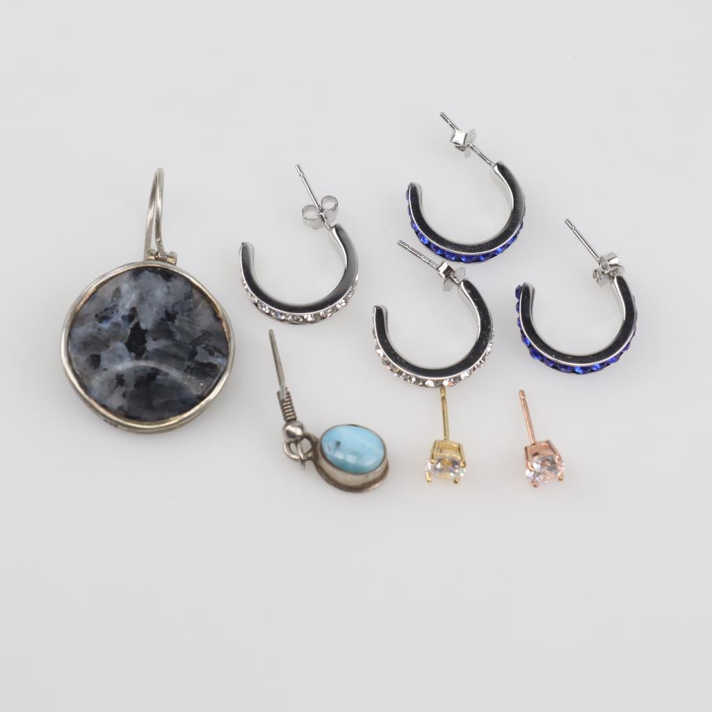 .800 - .900 Silver Jewelry, 9 Pieces | Property Room