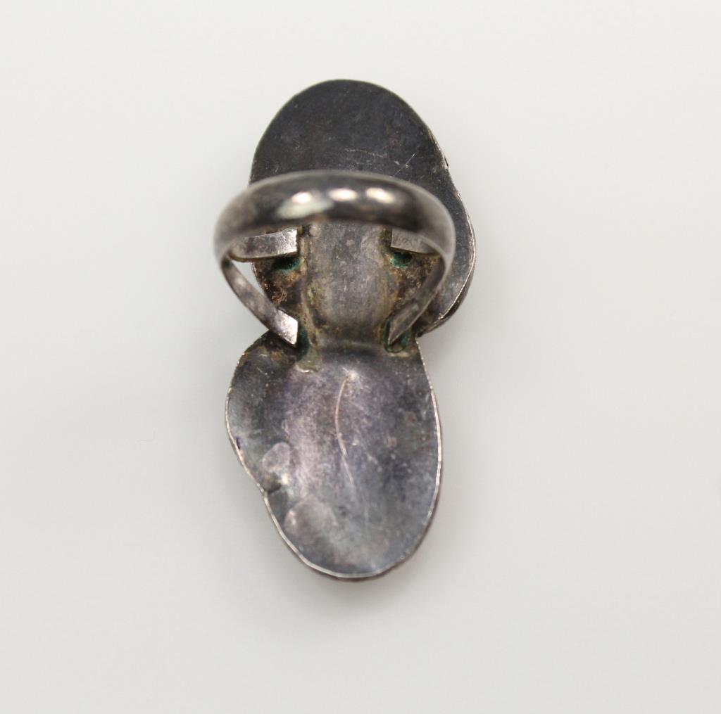 .800 Silver 10.8g Justin Morris Style Ring | Property Room