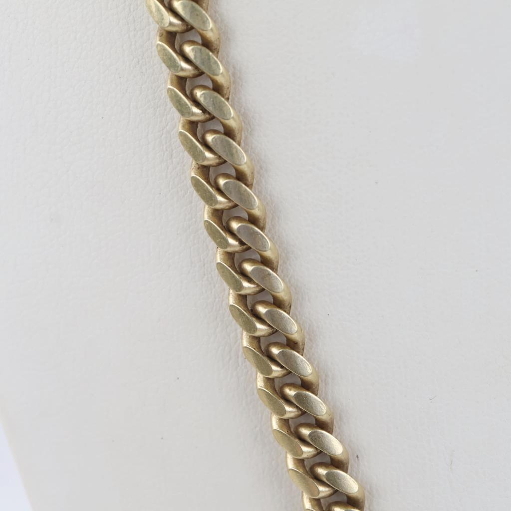 .800 Silver Curb Chain Necklace | Property Room
