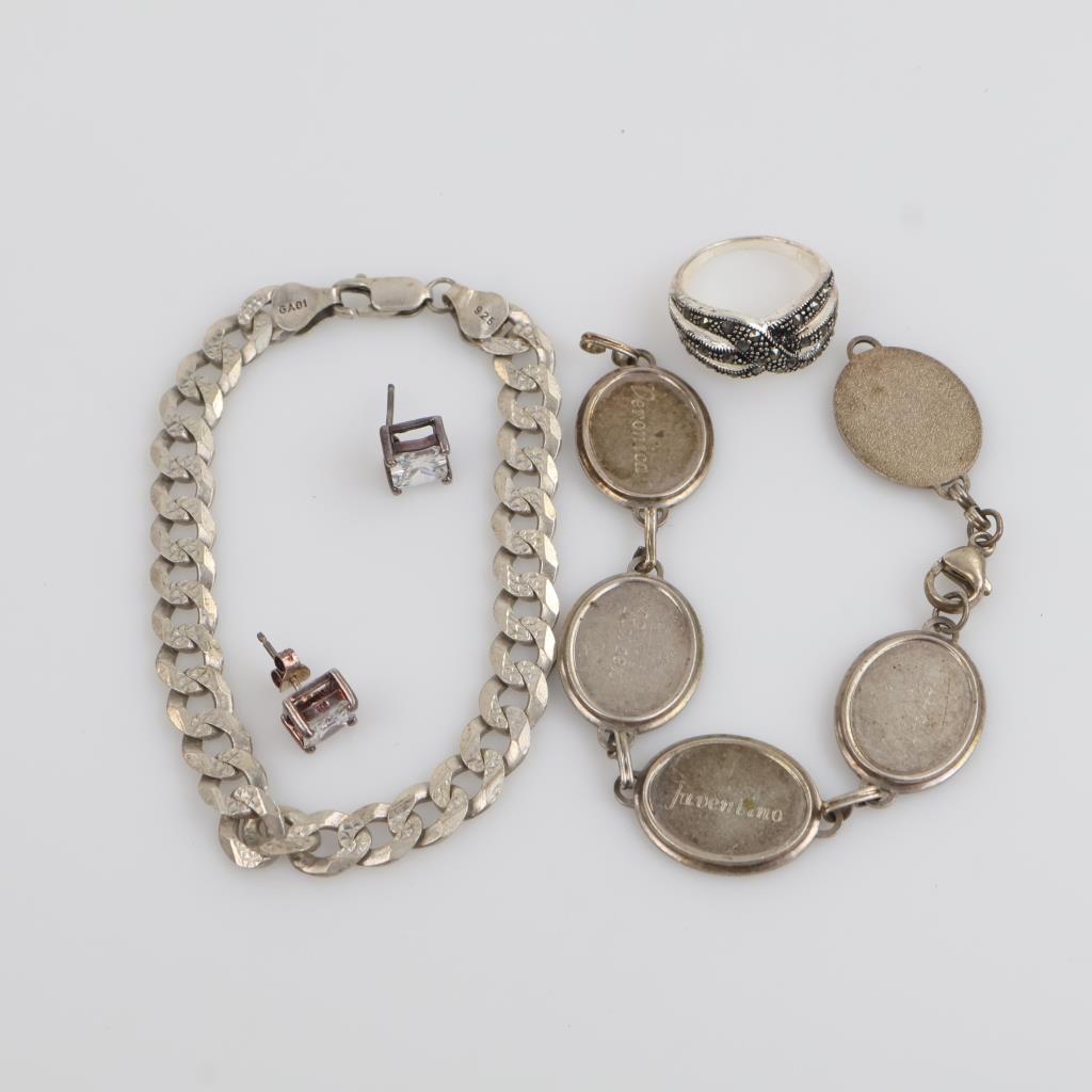 .800 Silver Jewelry, 5 Pieces | Property Room