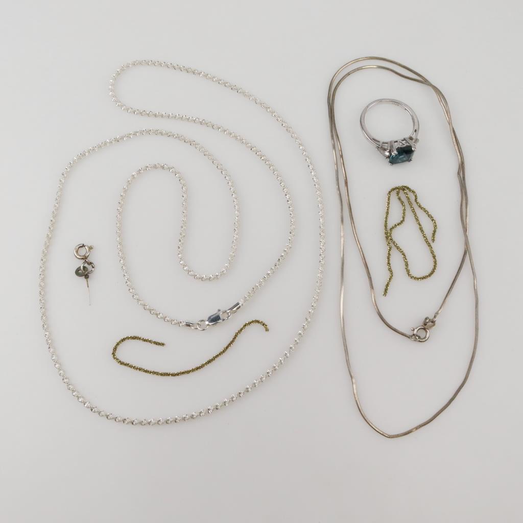 .800 Silver Jewelry, 7 Pieces | Property Room