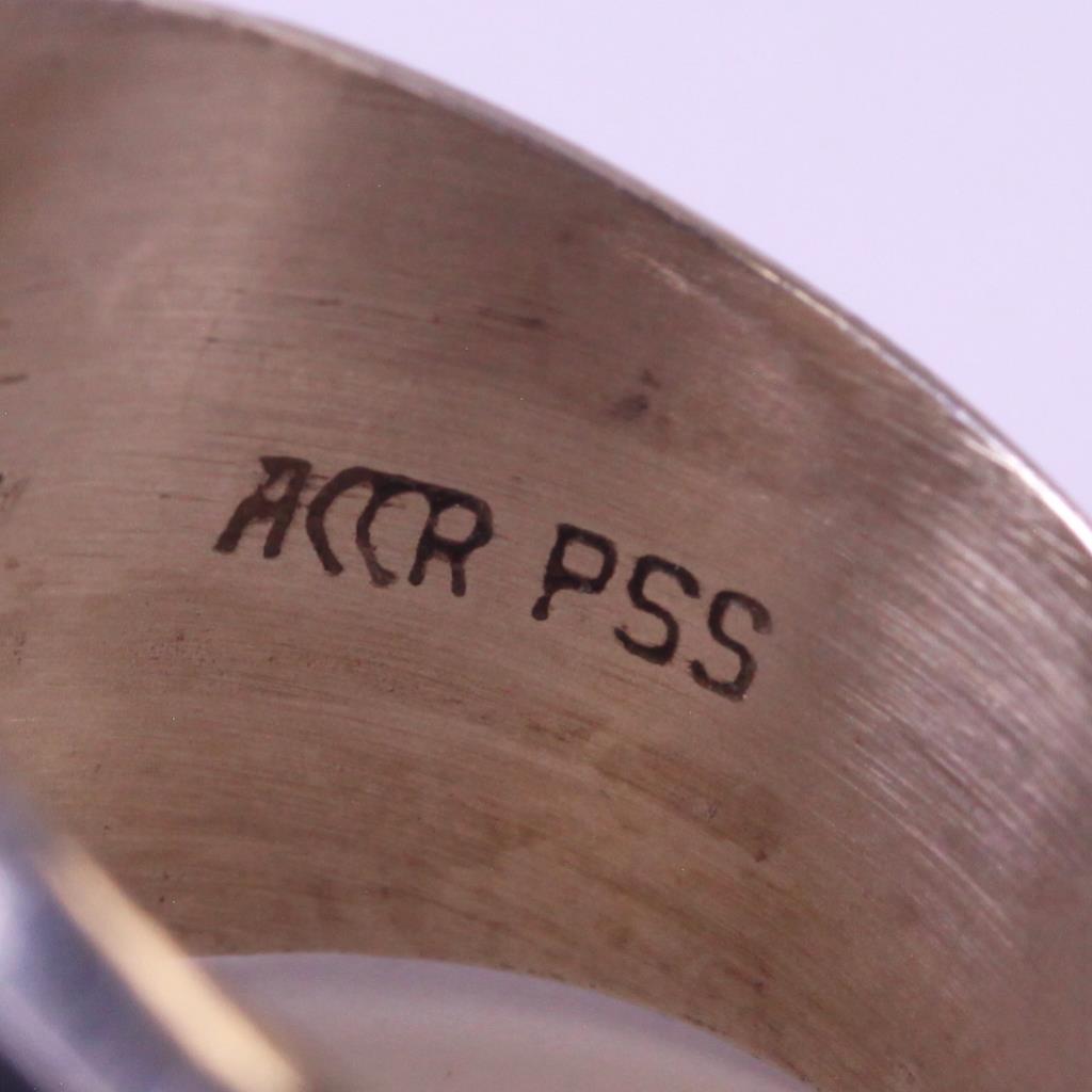 83% Silver 13.9g 2013 Class Ring With Green Stone | Property Room