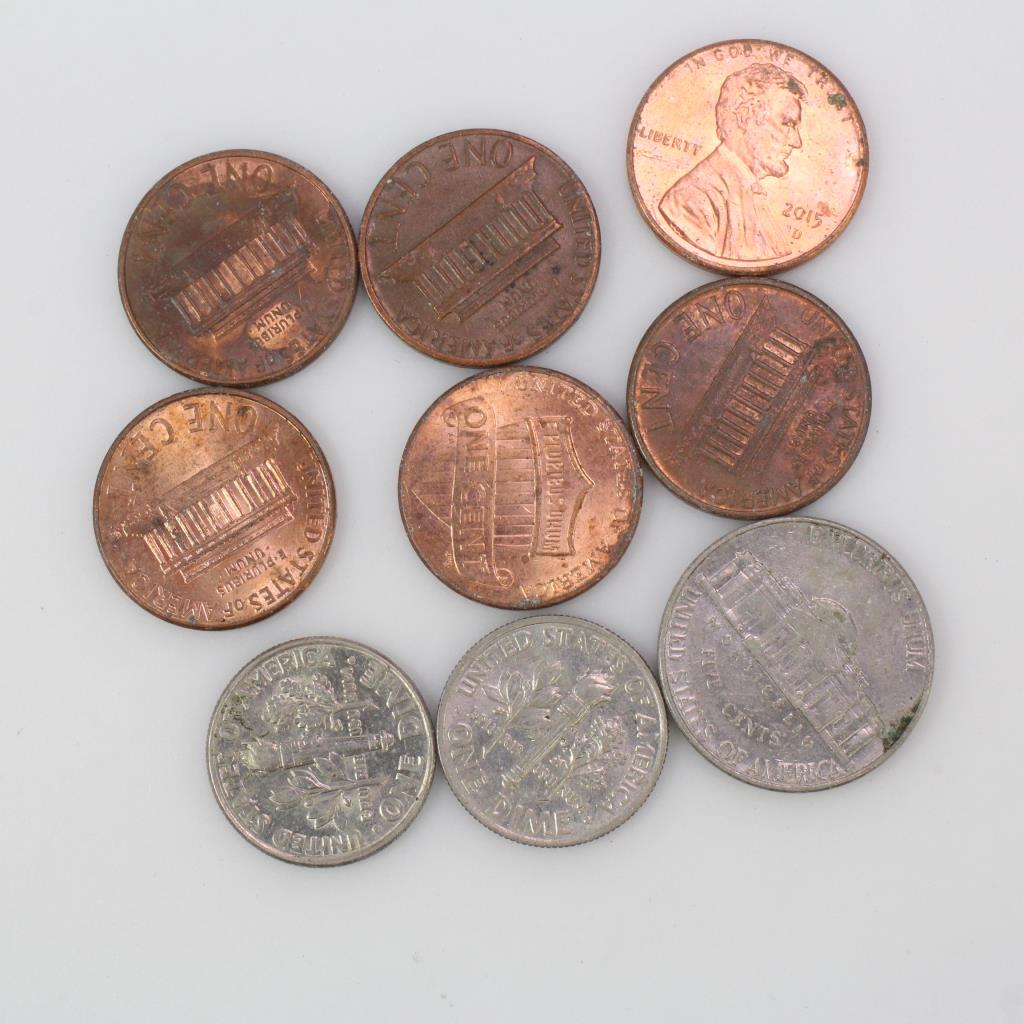9 Assorted US Coins | Property Room