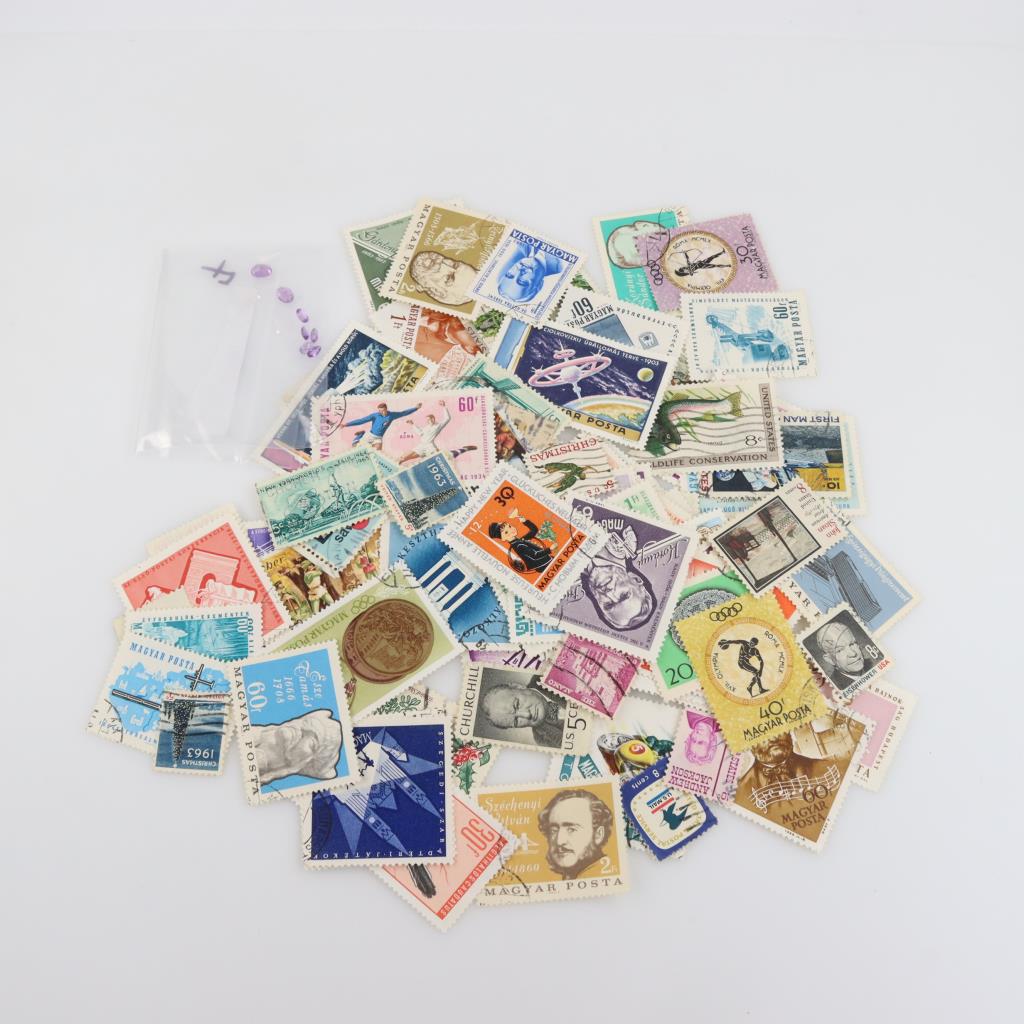 90+ Stamps And Loose Stones | Property Room