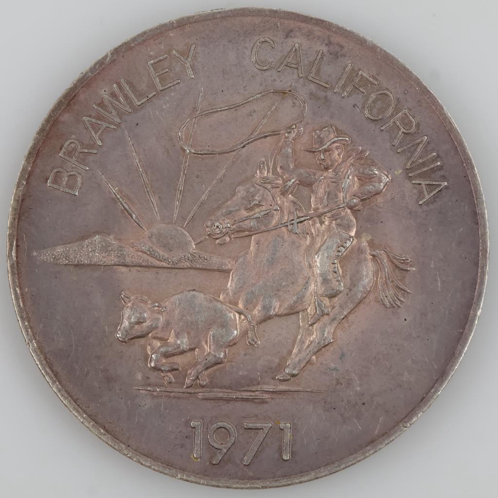 .999 Fine Silver Cattle Call & Rodeo 24.6g Round | Property Room