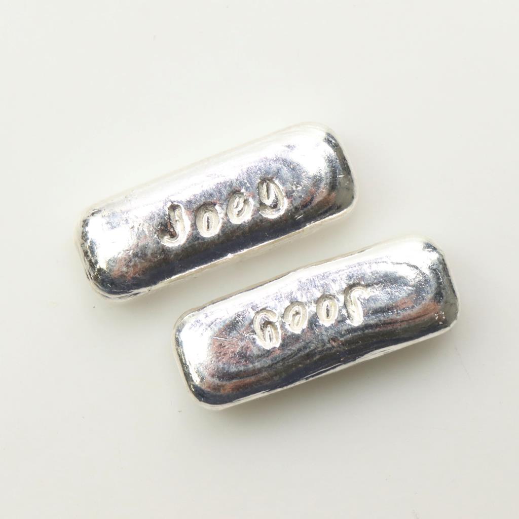 .999 Fine Silver Underground 15.6oz Bar, 2 Pieces | Property Room