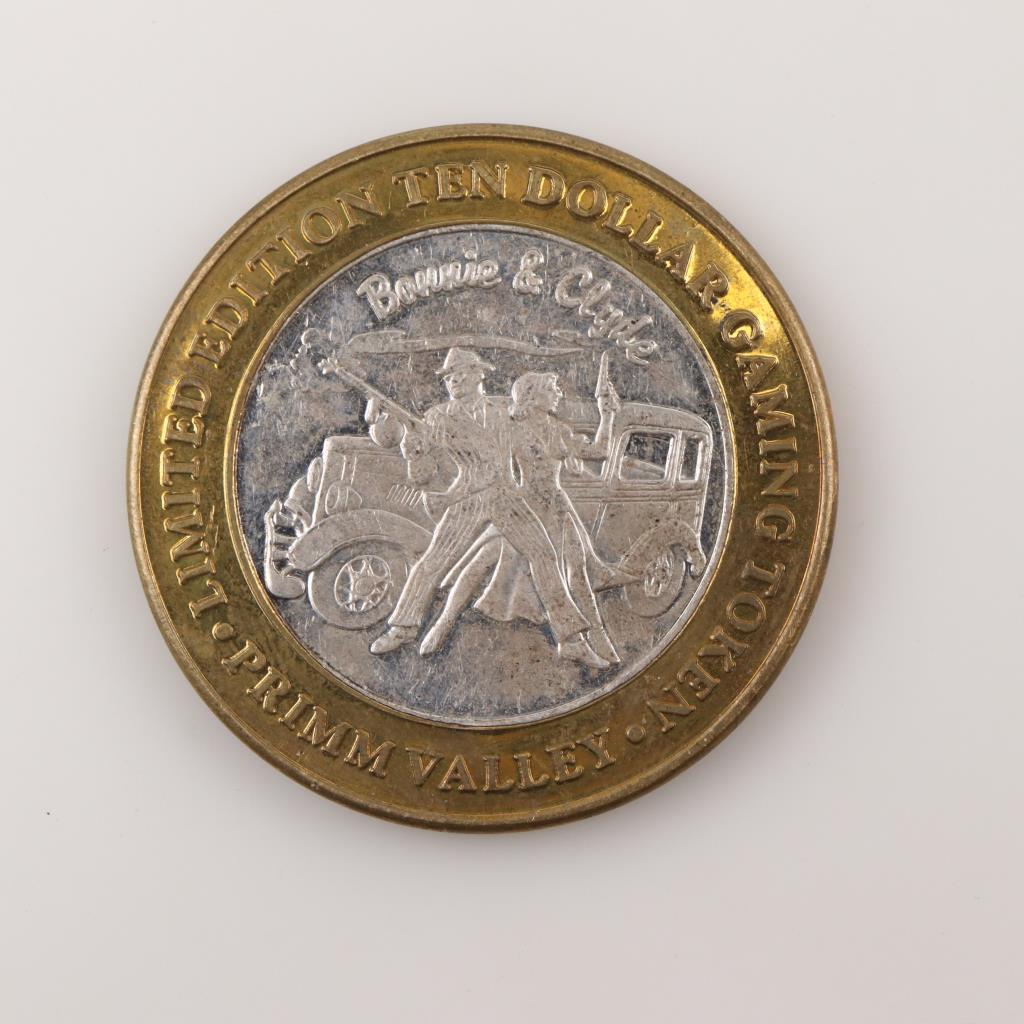 .999 Silver And Brass Primm Valley Gaming Token | Property Room