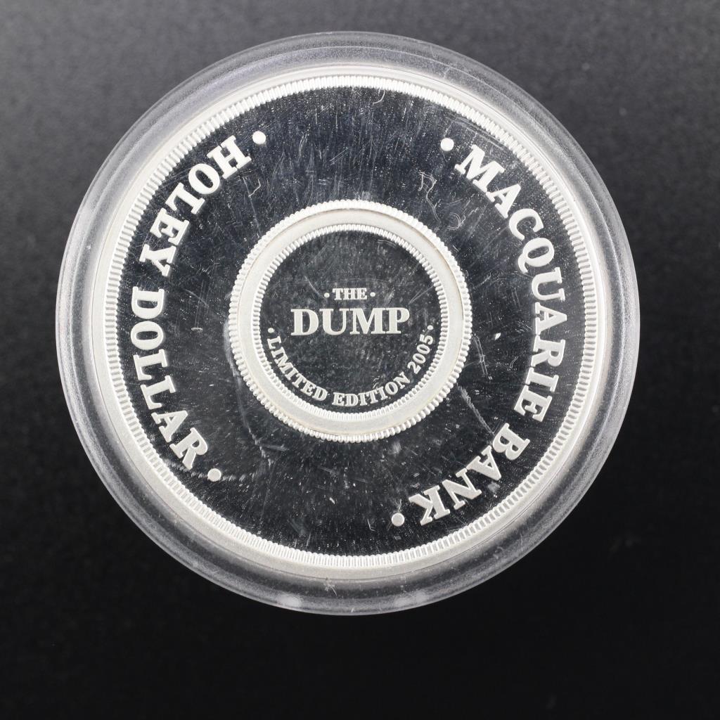 .999 Silver Australian Holey Dollar And Dump Commemorative Coin ...