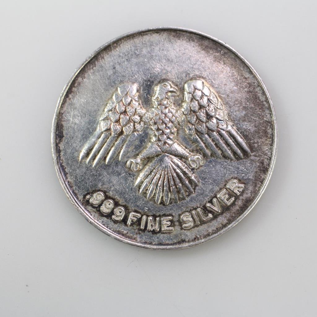 .999 Silver Elvis Presley Commemorative Coin | Property Room