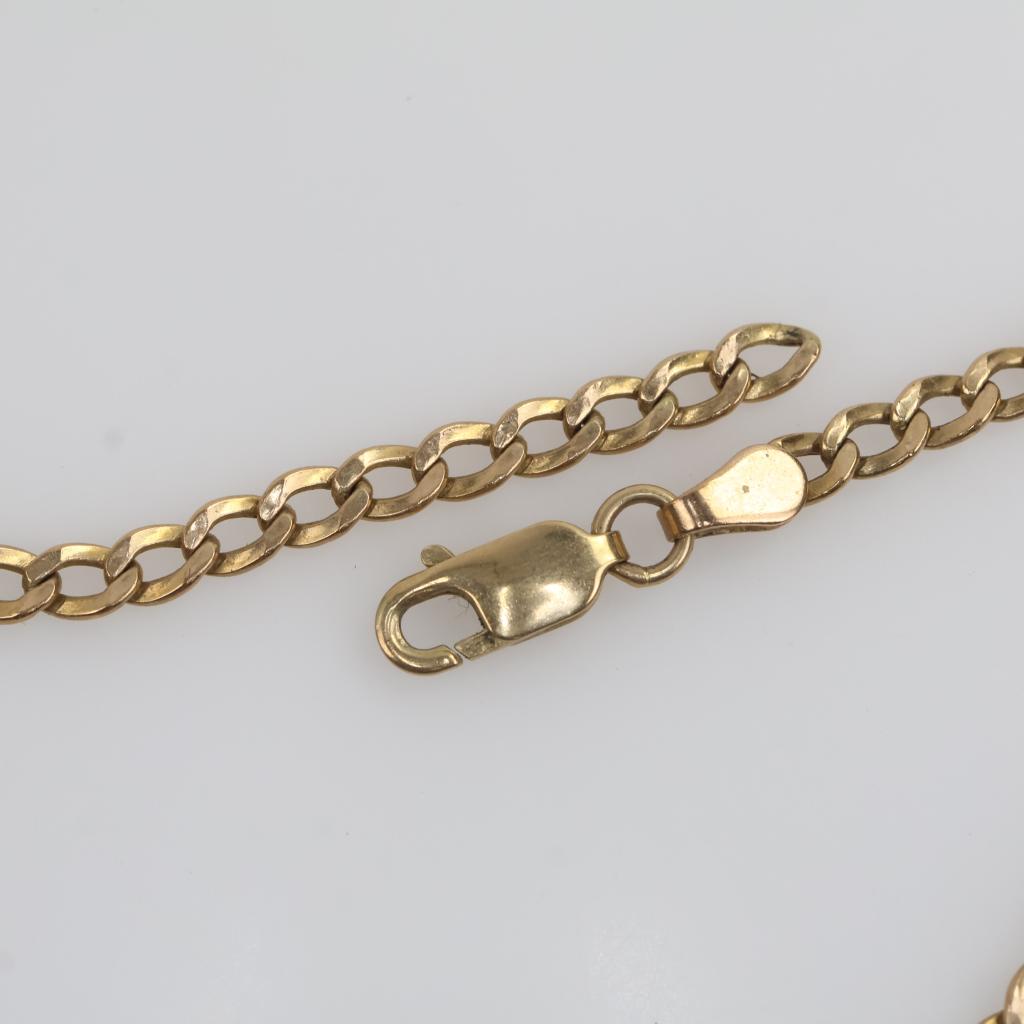9kt Gold Cable Chain Necklace | Property Room