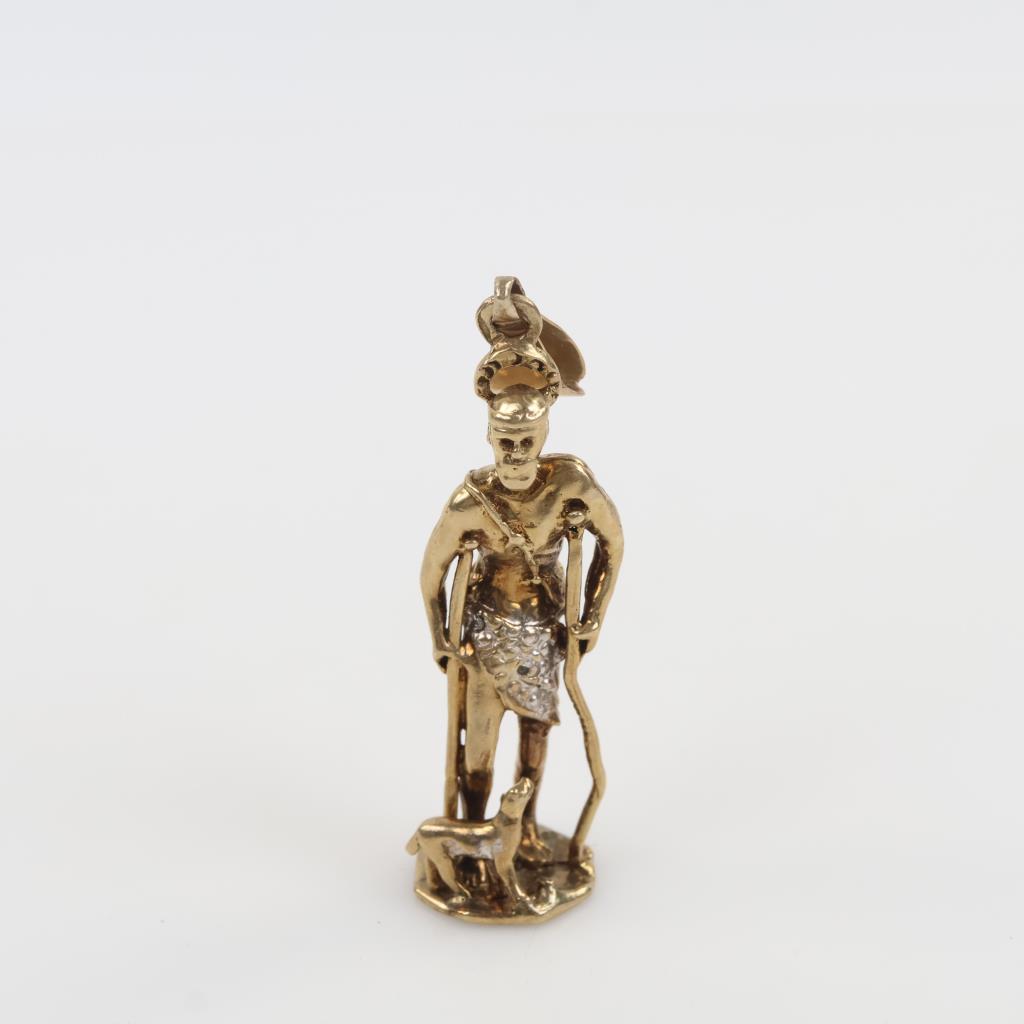 9kt Gold Figure Pendant | Property Room