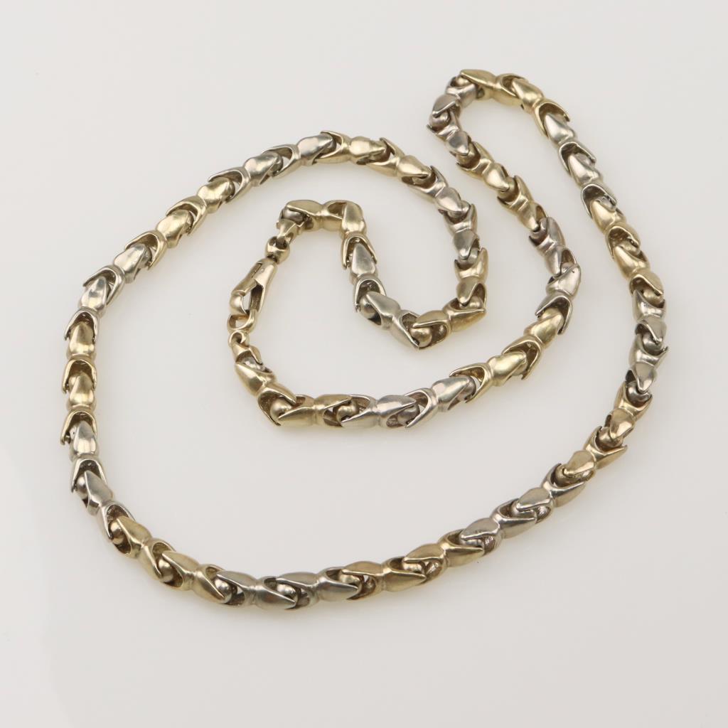 9kt Two Tone Gold Necklace | Property Room