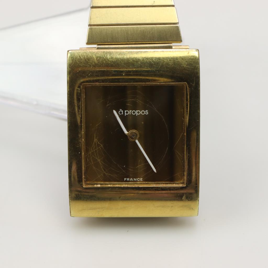 A Propos 10kt GP Bezel Watch | Property Room