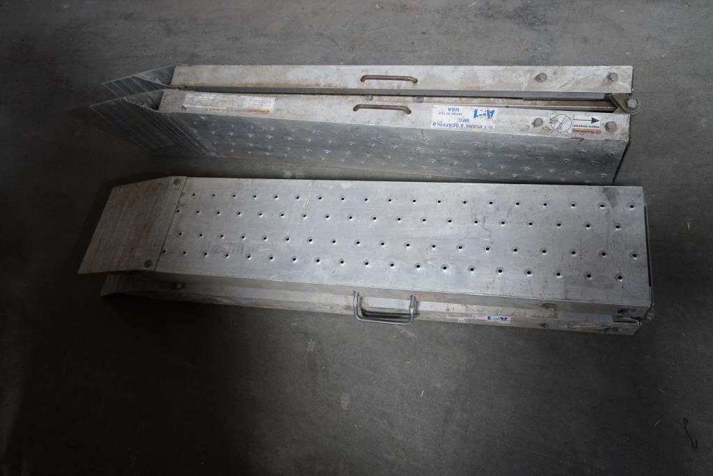 A-1 Plank & Scaffold Aluminum Ramps - Two Pieces | Property Room