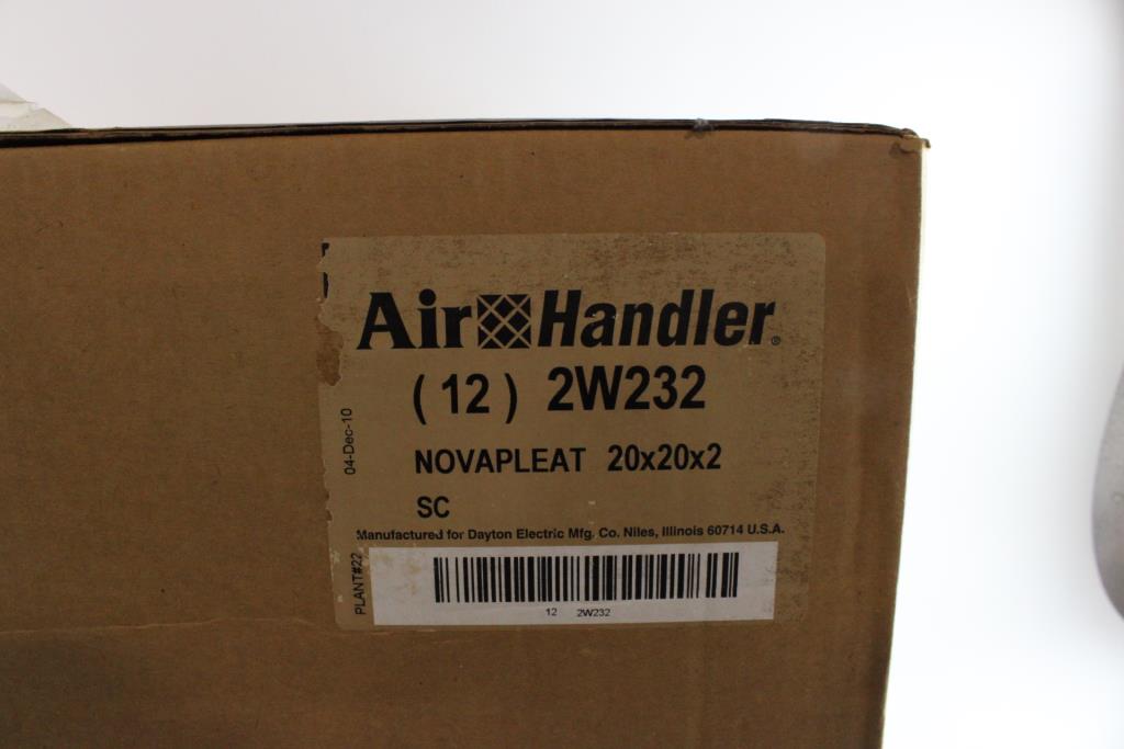 AAF 20x20x2 PerfectPleat Filters, 12 Count Box | Property Room