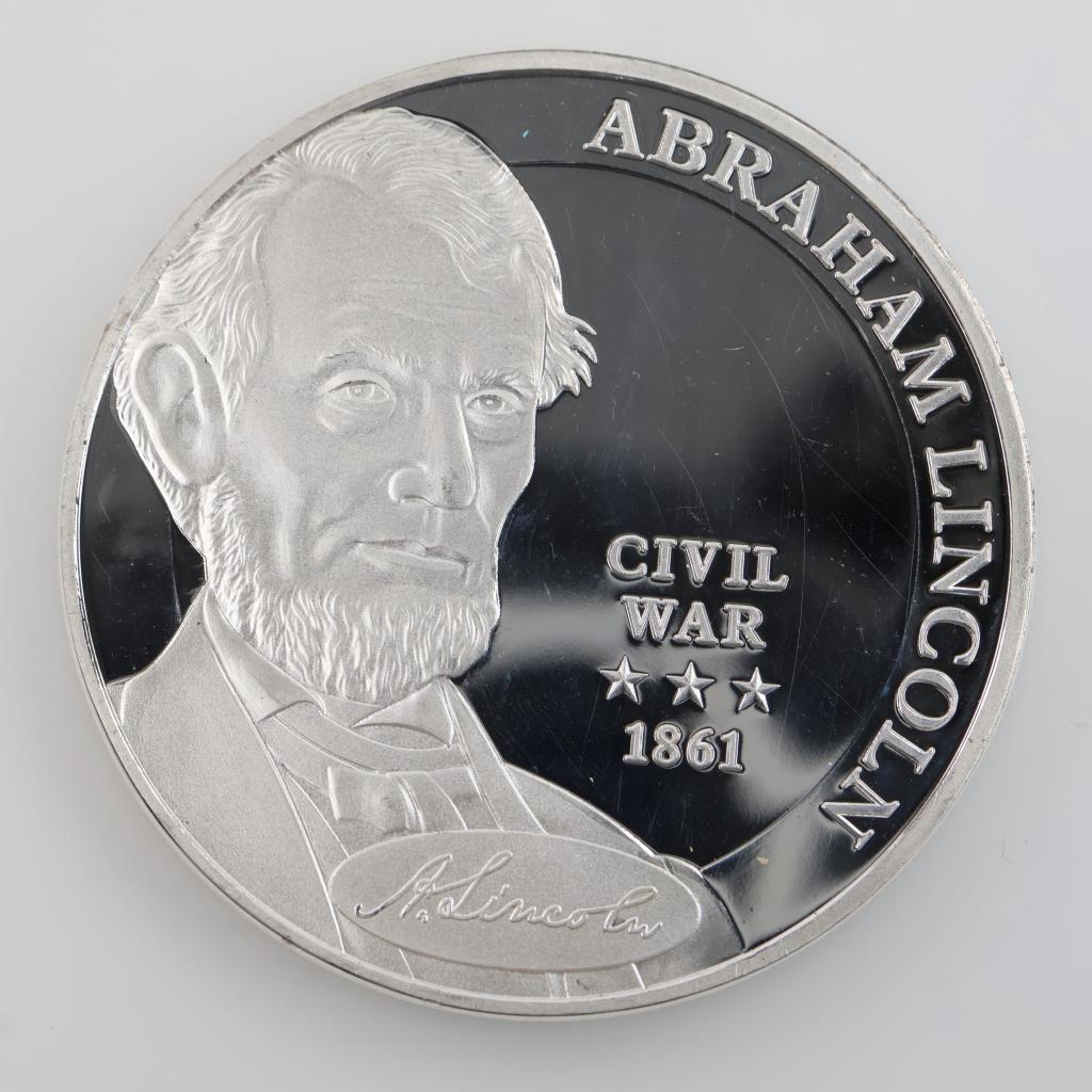 Abraham Lincoln Commander In Chief Commemorative Proof Coin | Property Room