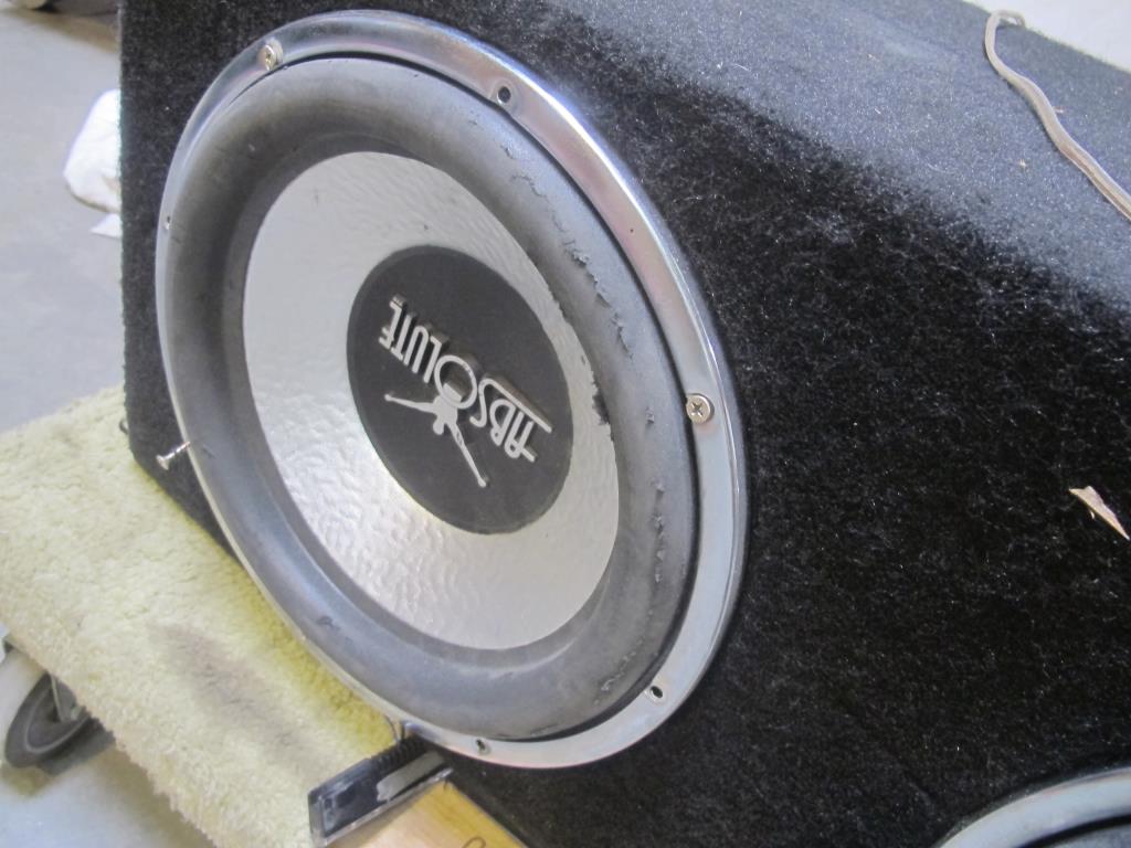 Absolute Car Speaker With Performance Teknique Amplifier | Property Room