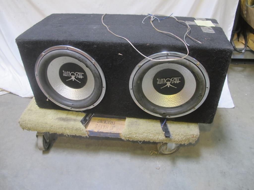 Absolute Car Speaker With Performance Teknique Amplifier | Property Room