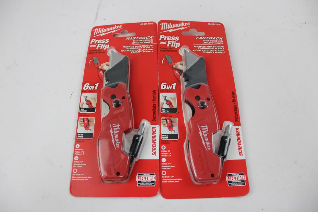 Ace 14" Bolt Cutters And Milwaukee Press And Flip 6 In 1 Folding ...