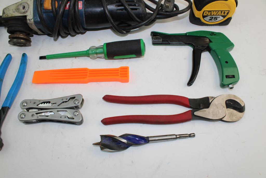 Ace Rivet Gun, Ryobi Grinder, Dewalt 25' Measuring Tape, & More In CLC ...