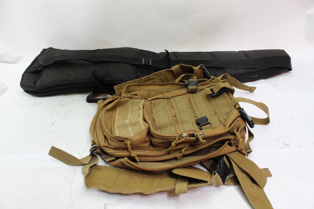 Ace Soft Rifle Case And Tactical Backpack, 2 Pieces | Property Room