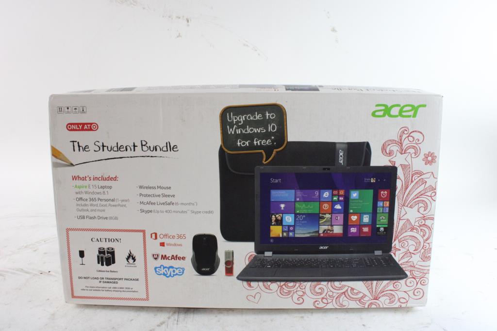 Acer Aspire E 15 Student Bundle | Property Room