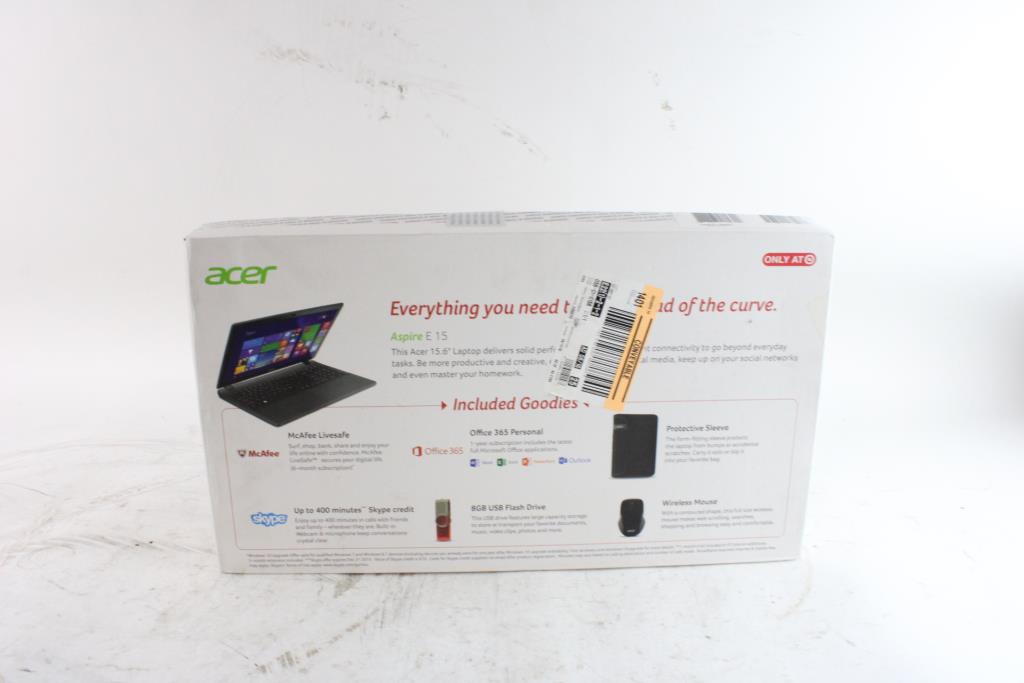 Acer Aspire E 15 Student Bundle | Property Room