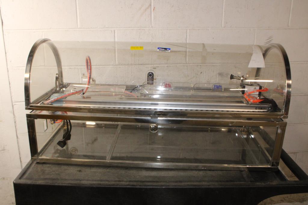 Acrylic Enclosure With Single Axis Yamaha Slider And Camera | Property Room