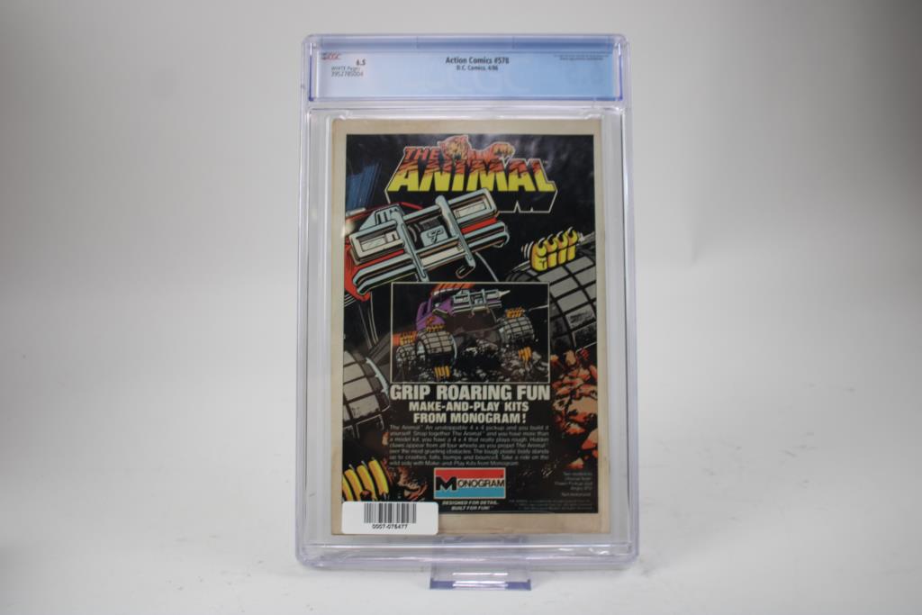 Action Comics #578 CGC 6.5 | Property Room