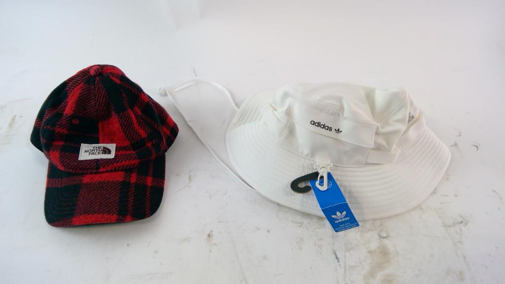 Adidas And Northface Hats, 2 Pieces | Property Room