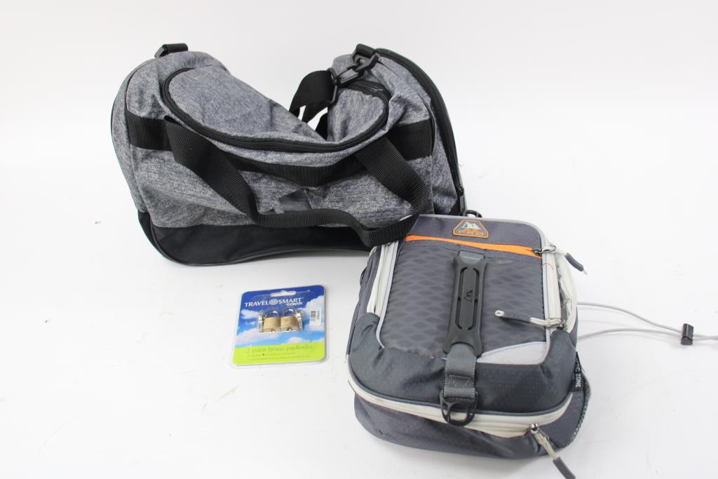 Adidas Duffle Bag, AZ Pro Lunch Pail And More, 5+ Pieces | Property Room