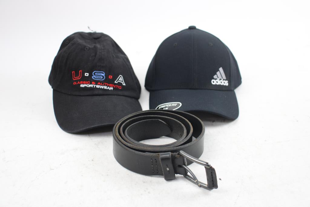 Adidas Hat, Timberland Hiking Shoes, And More, 6+ Pieces | Property Room