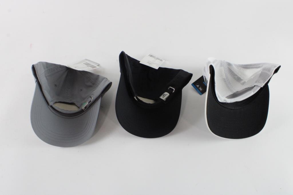 Adidas Mens Caps, OSFM, 3 Pieces | Property Room
