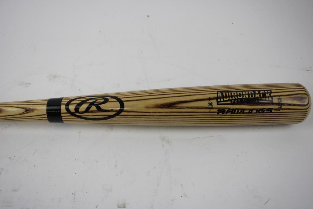 Adirondack Rawlings 30" Wooden Baseball Bat | Property Room
