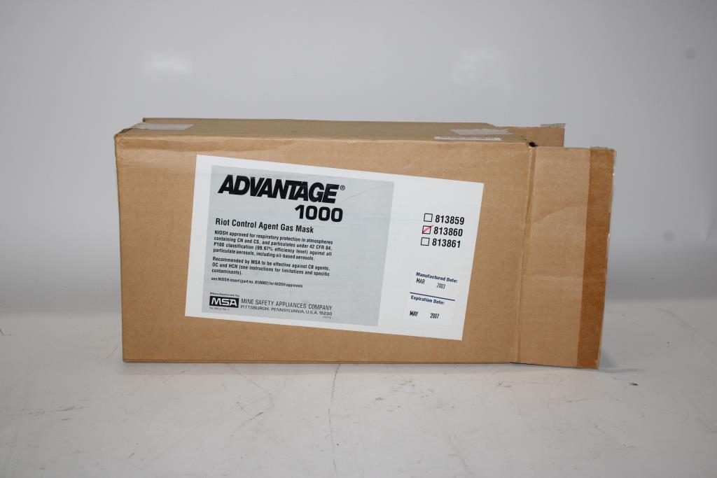 Advantage 1000 Riot Control Agent Gas Masks | Property Room