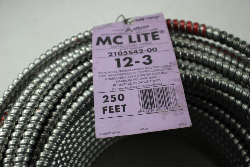 AFC Cable Systems 250 Feet MC Lite Metal-clad Cable | Property Room