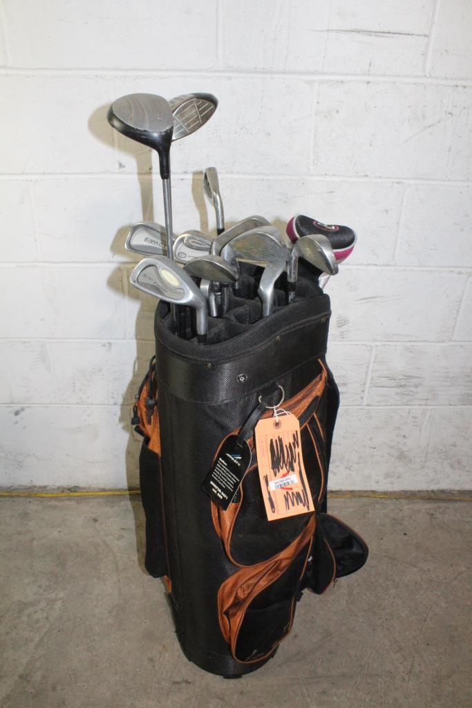 Affinity Golf Bag With Clubs, 12 Pieces | Property Room