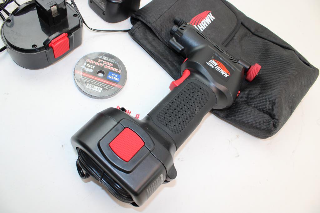 Air Hawk Pro Handheld Air Compressor, Assorted Batteries, & More; 6 ...