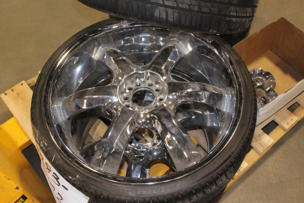 Akuza 22" Rims/Wheels, 4 Pieces | Property Room