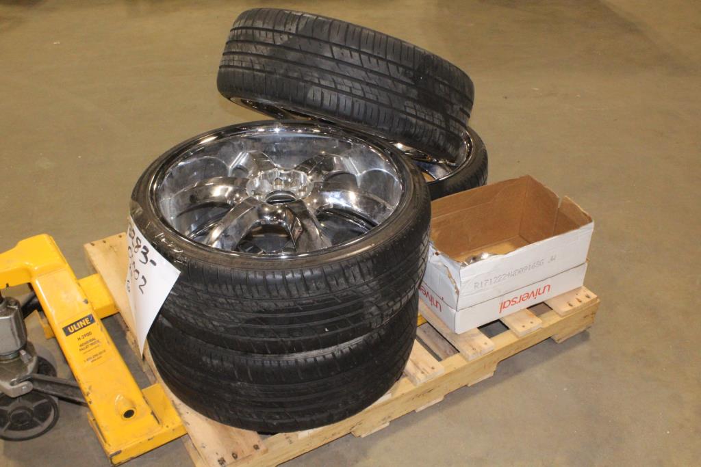 Akuza 22" Rims/Wheels, 4 Pieces | Property Room