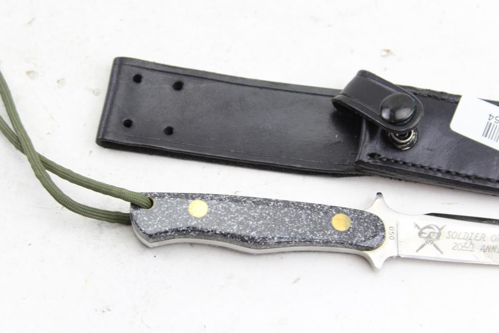 Al Mar Soldier of Fortune 20th Anniversary Fixed Blade Knife With ...