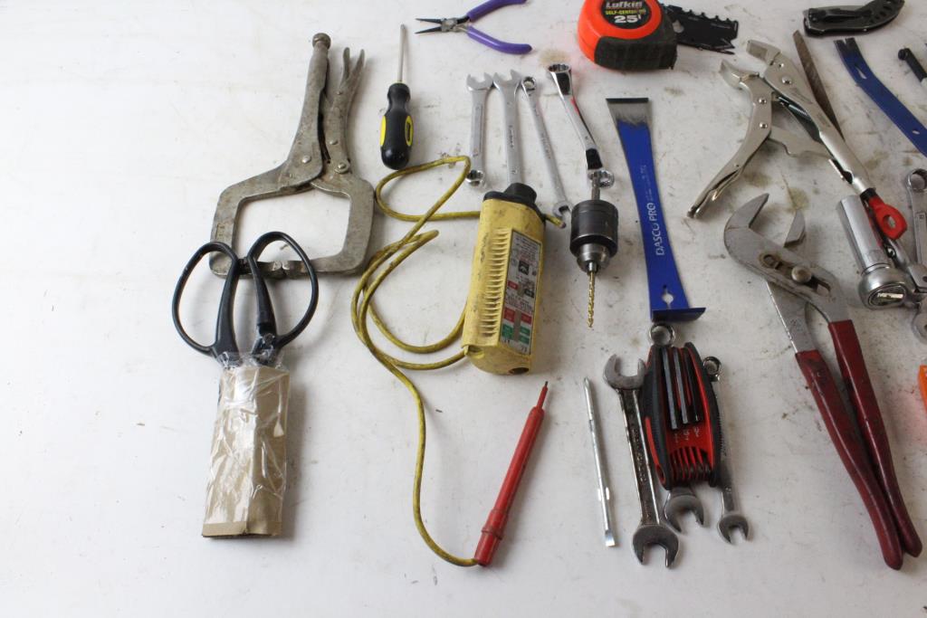 Allen Key Set, Vice Grips, And More, 10+ Pieces | Property Room