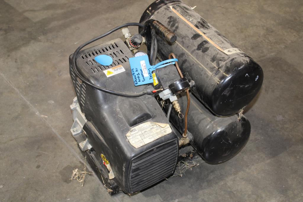 Alltrade 830241 5 Gallons 3 HP Twin Tank Trade Pro Air Compressor ...