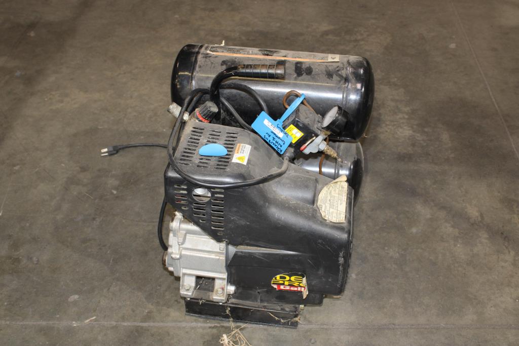 Alltrade 830241 5 Gallons 3 HP Twin Tank Trade Pro Air Compressor ...